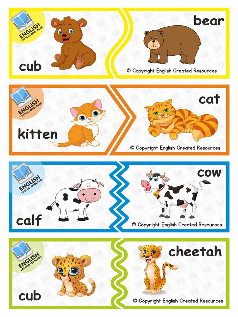 Animals and Their Babies | PDF