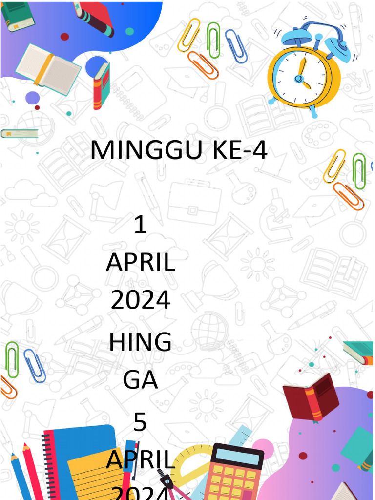 Divider Mingguan RPH 2024 | PDF