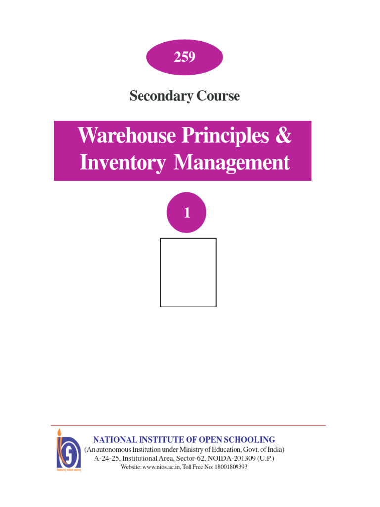 Book 1 WPIM | PDF | Warehouse | Inventory