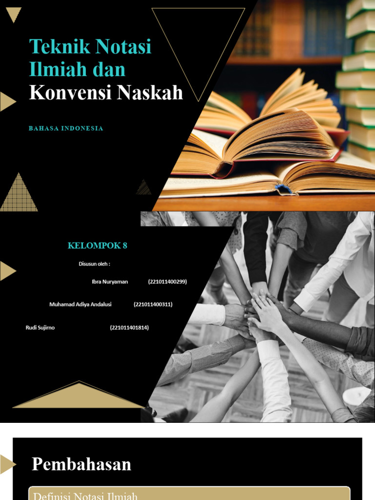Teknik Notasi Ilmiah dan Naskah | PDF