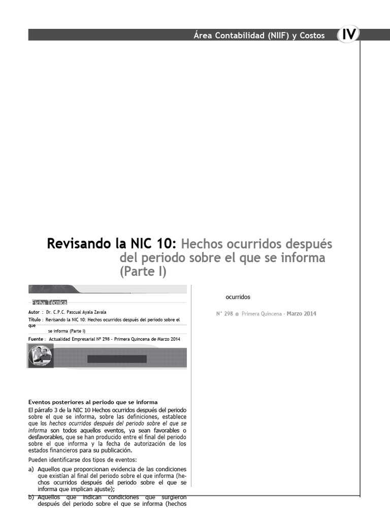 Nic 10 Ejemplo | PDF | Hoja de balance | Activo fijo
