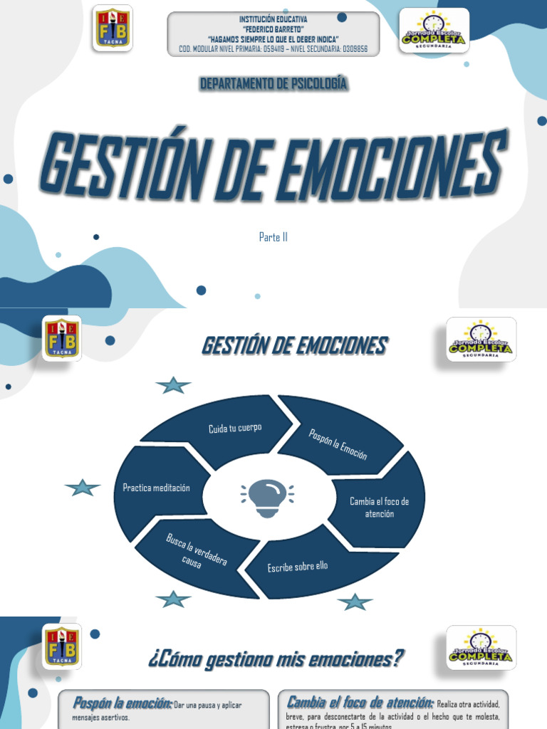 05 - Gestión de Emociones - 2 | PDF | Las emociones | Conceptos psicologicos