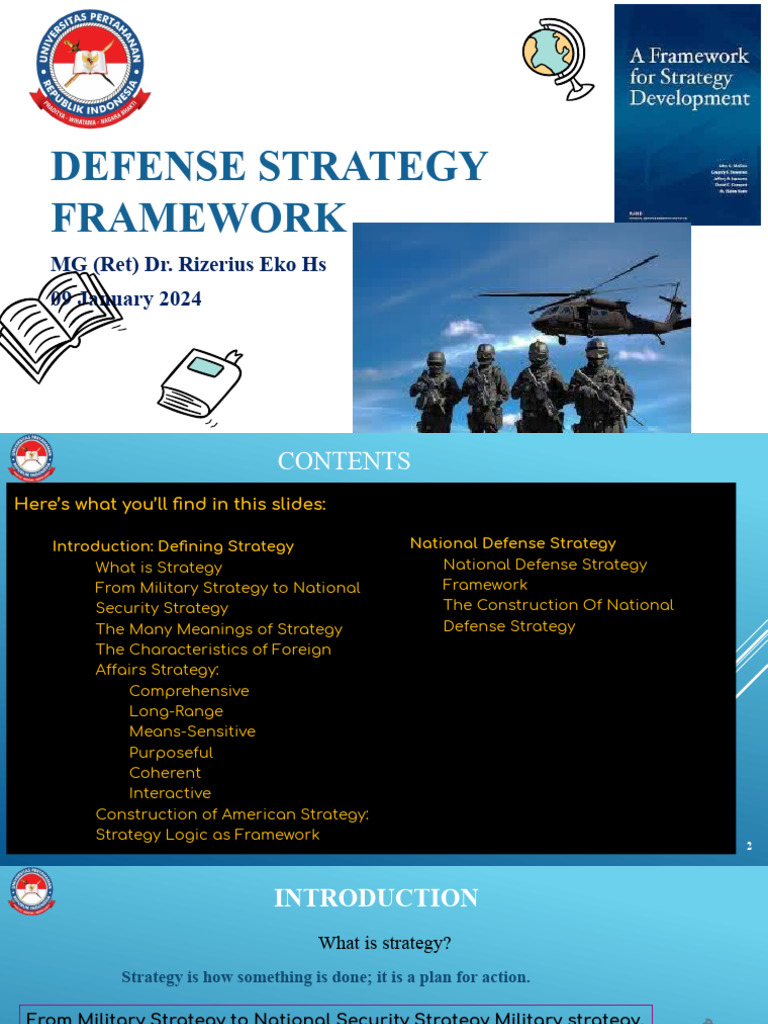 Defence Strategy Framework 2024 | PDF | National Security | Military ...