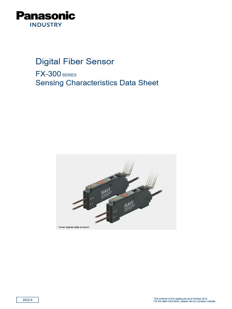 FX 300 Sensing Chara e | PDF | Optical Fiber