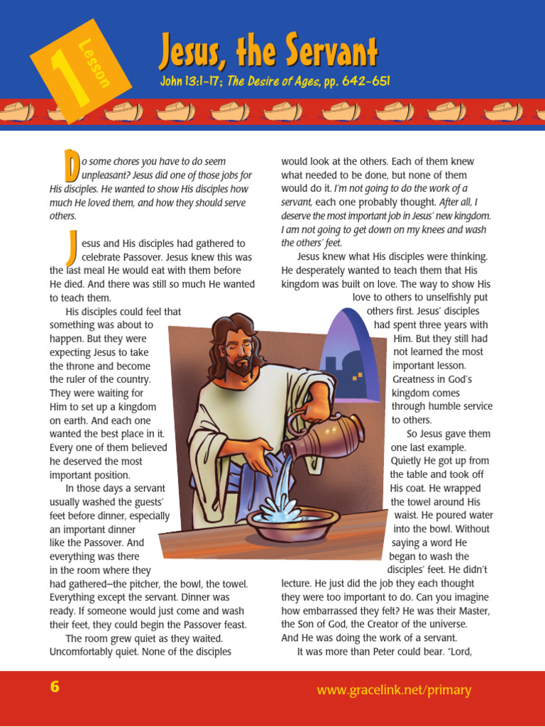 Jesus, The Servant | PDF | Jesus | New Testament Content