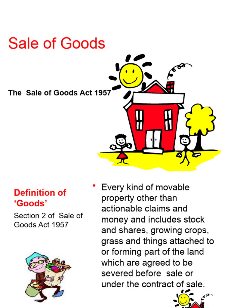 Overview of Sale of Goods Act 1957 | PDF | Breach Of Contract | Sales