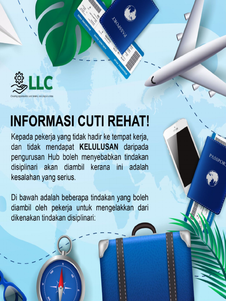LLC Informasi Cuti Rehat | PDF