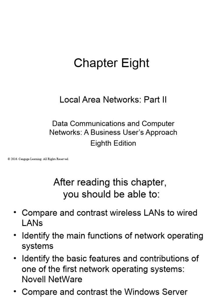 Chapter 8 Slides | PDF | Wireless Lan | Computer Network