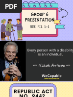 Ra 9442 Magna Carta For Disabled Person | PDF | Disability | Inclusion ...