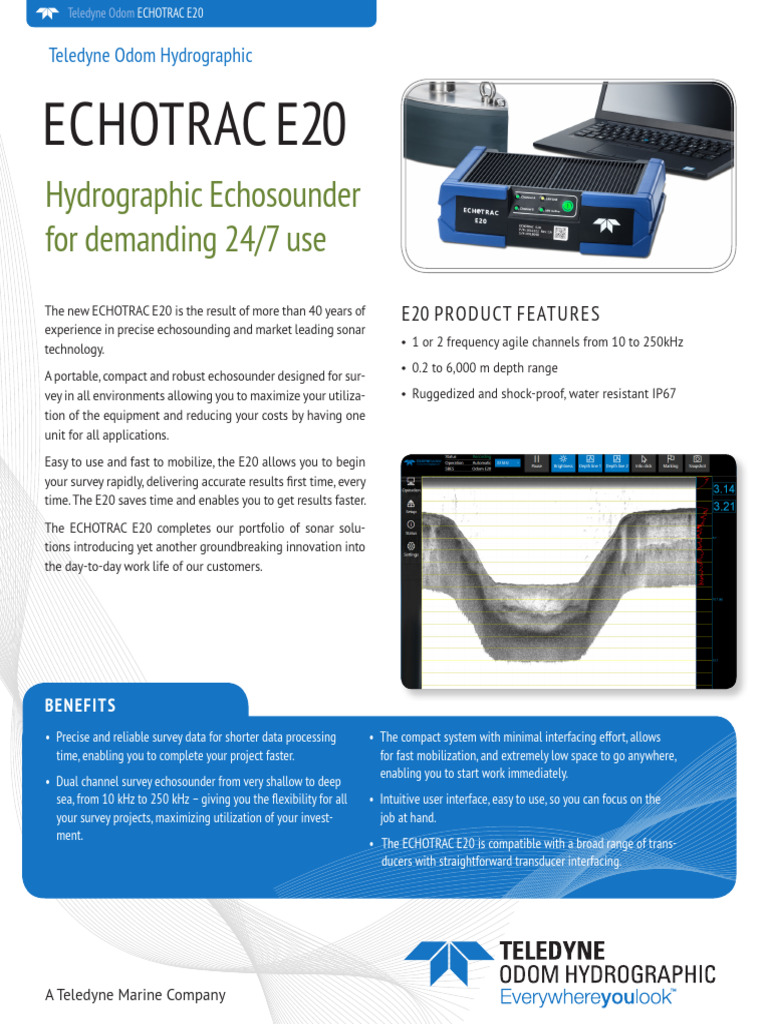 EchoTrac E20 Product Leaflet | PDF | Computing | Equipment