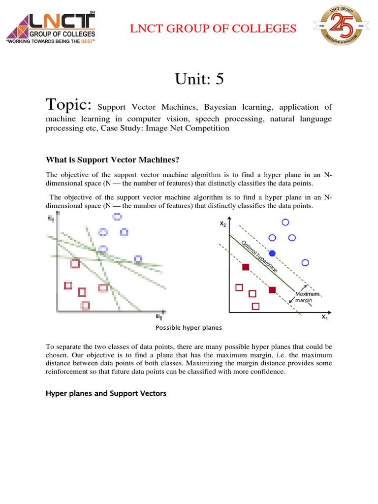CS 601 Machine Learning Unit 5 | PDF | Speech Recognition | Computer Vision