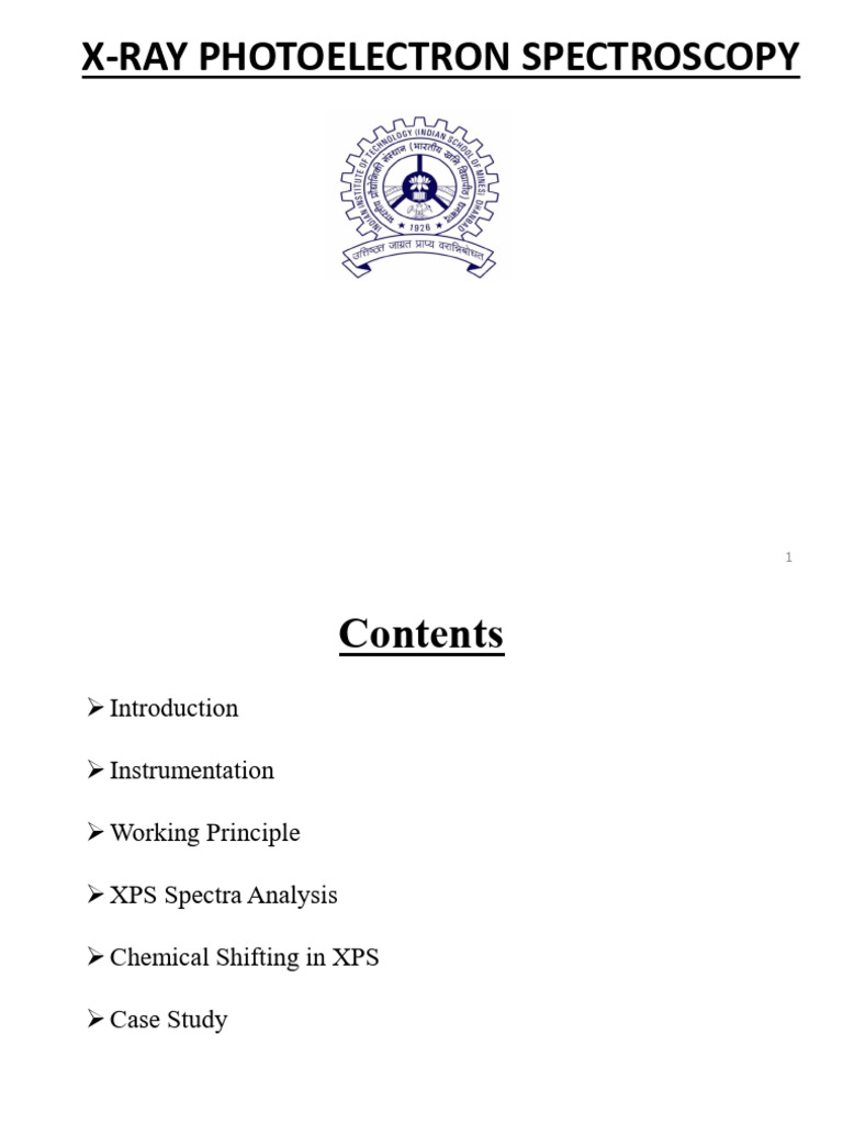 XPS_Reference_Notes_1707817951126282419565cb3bdf44b68 | PDF | X Ray ...