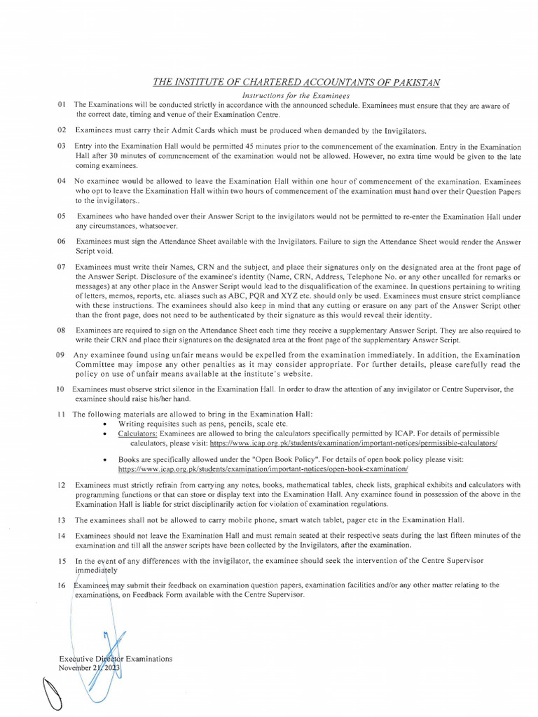 Instruction CAF | PDF