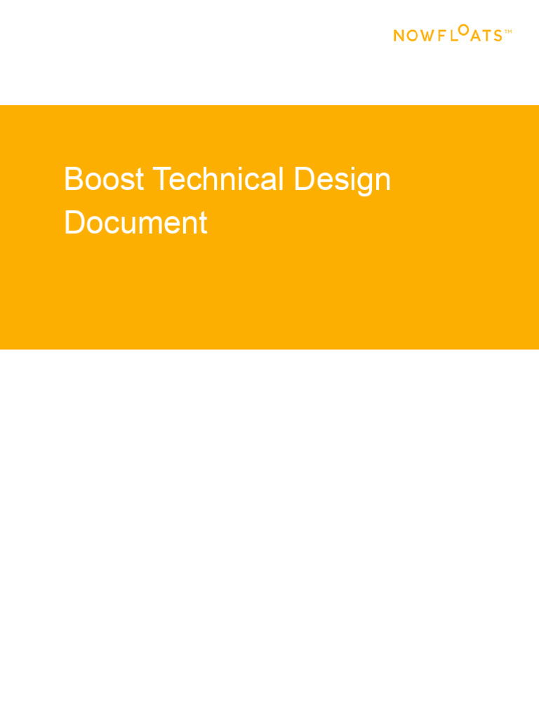 Boost Technical Design Document | PDF | Ios | Microsoft Azure