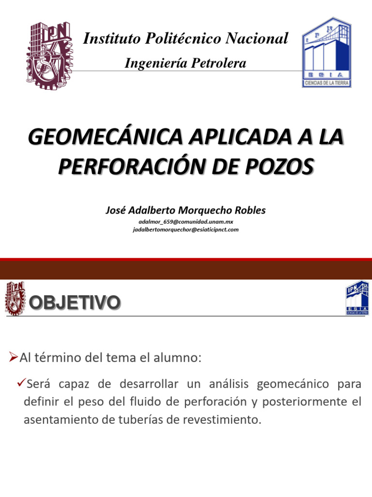 Geomecánica en Perforación de Pozos | PDF | Mecanica clasica | Materiales