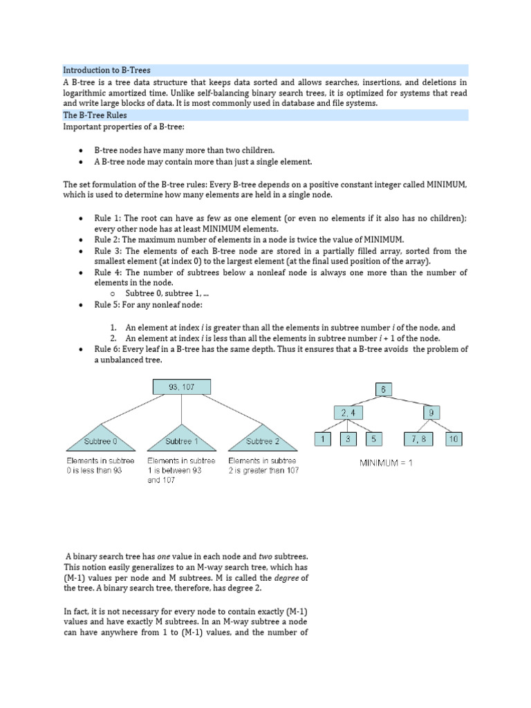 Balanced Trees | PDF | Algorithms And Data Structures | Computer Data