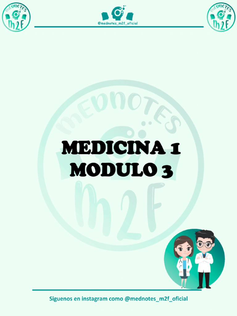 Banqueo Med 1 Modulo 3 Mednotes m2f | PDF