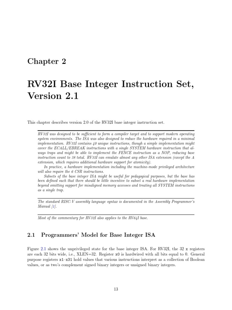 RV32 Reference 2 | PDF | Computer Engineering | Integrated Circuit