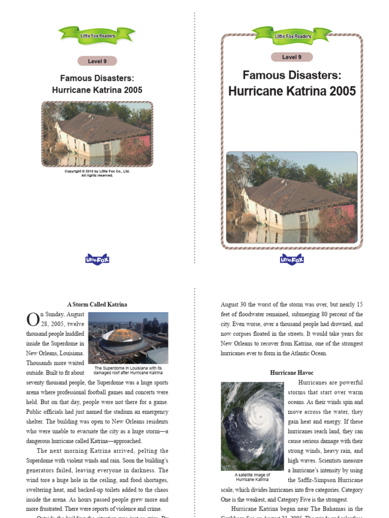 005.LV9.Famous Disasters - Hurricane Katrina 2005 | PDF | Hurricane ...