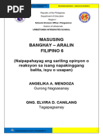 Lesson Plan Grade 6 Piksyon at Di Piksyon | PDF