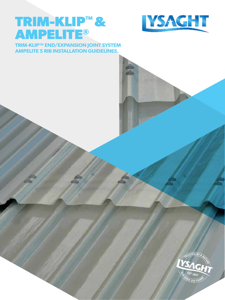 Lysaght Trim Klip Installation Guidewith Ampelite February 2015 | PDF ...