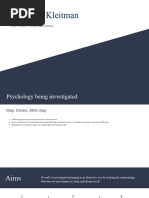 Dement - and - Kleitman - (1957) Study | PDF | Rapid Eye Movement Sleep ...