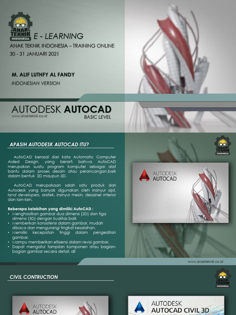 Using AutoCAD For Civil Construction - Basic - Unlocked | PDF