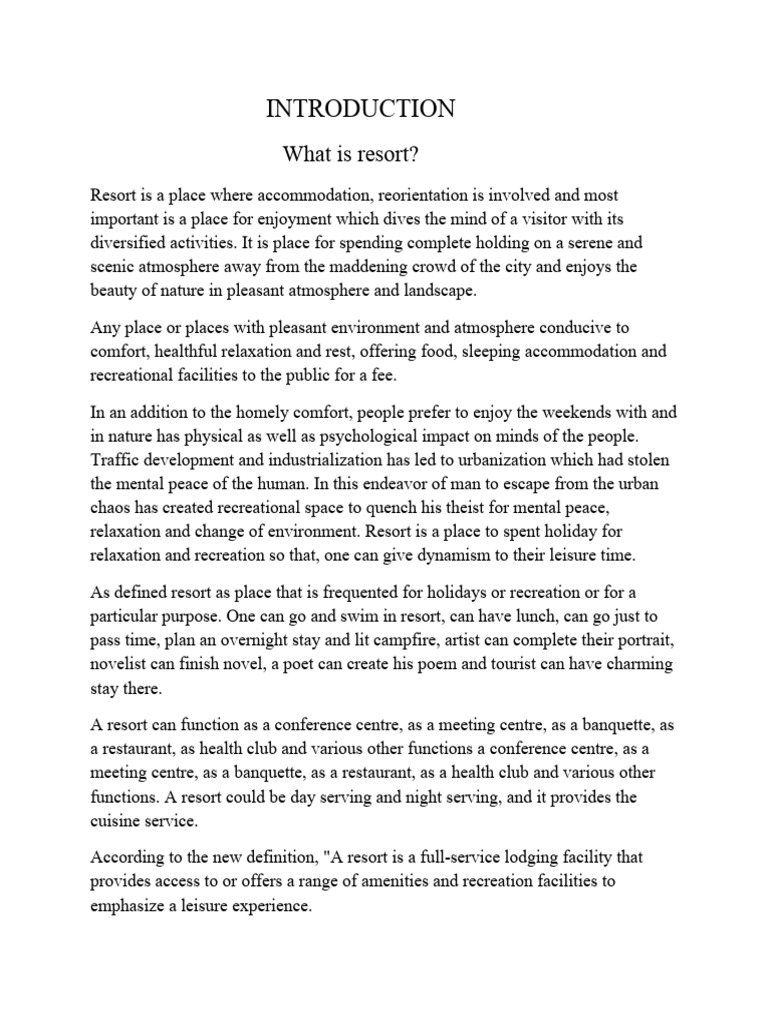 Assignment 3 Ria | PDF | Tourism | Natural Environment