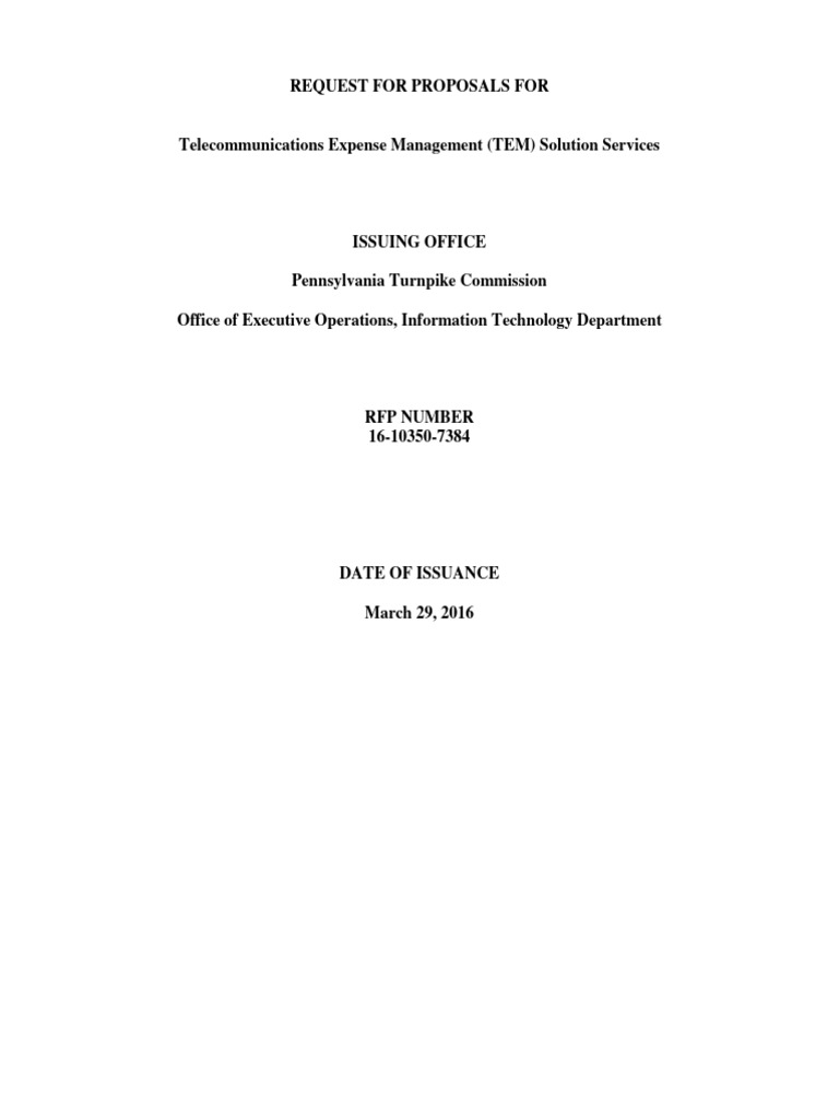 Telecommunications Expense Management Proposal | PDF | Trade Secret ...