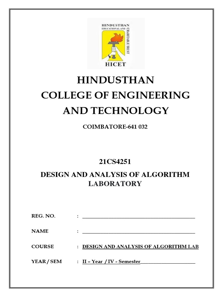 DAA Lab Observation | PDF | Time Complexity | Algorithms