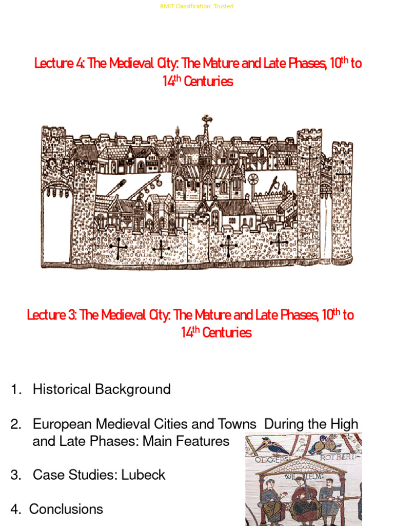 ARCH1306.Lecture 4 2024 | PDF | Middle Ages | Early Middle Ages