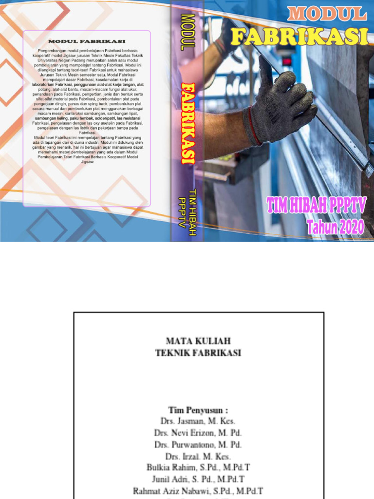 Modul Pembelajaran Teknik Fabrikasi | PDF
