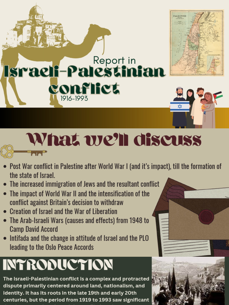 Israeli-Palestinian Conflict Overview 1916-1993 | PDF | Oslo Accords ...