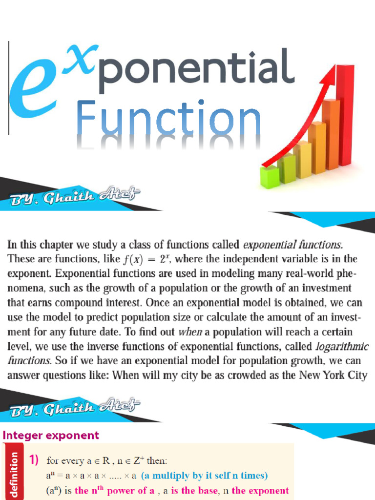 Exponential Function Pdf