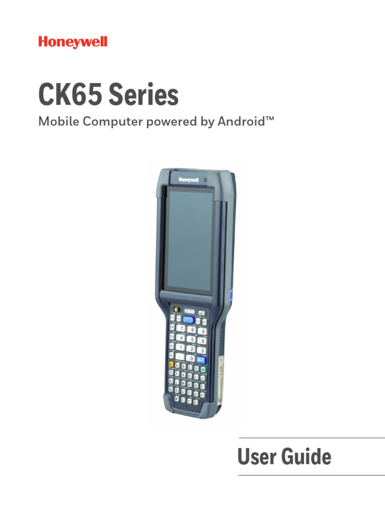 CK65-User Guide | PDF | Battery Charger | Mobile App