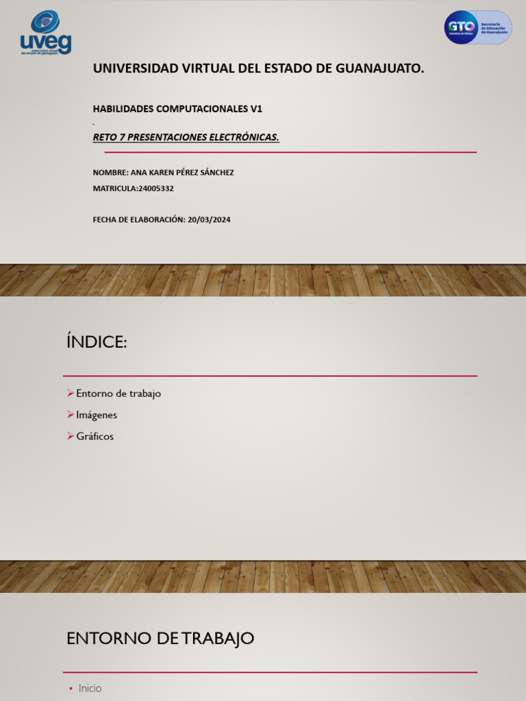 Reto 7 Presentaciones electronicas. | PDF