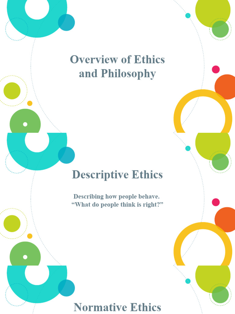 ETHICS Etika Overview | PDF | Morality | Behavioural Sciences