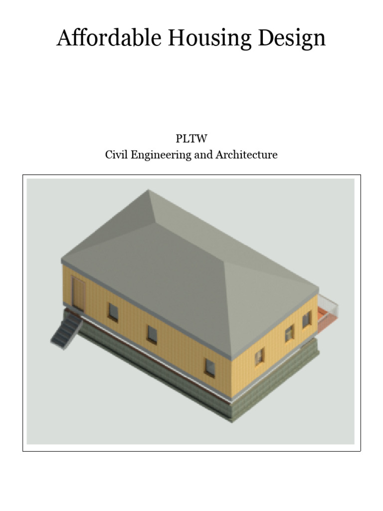 CEA Affordable Housing Design Example Submission 1 | PDF | Stormwater ...