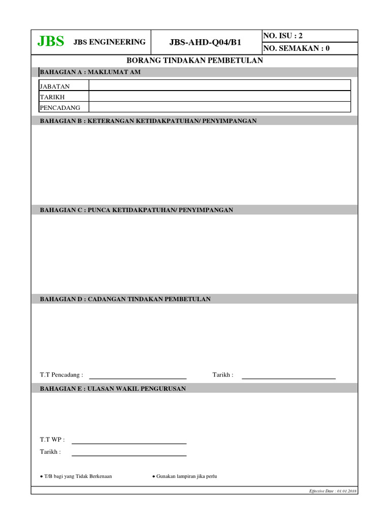 Q04 Form | PDF