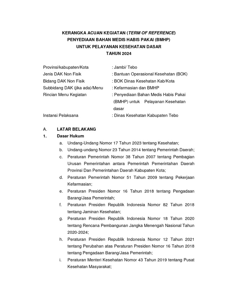 Tor BMHP SHK & Skrining Anemia Rematri | PDF