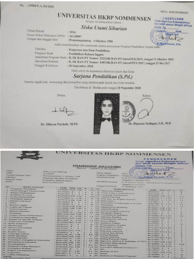 File Lamaran Siska | PDF