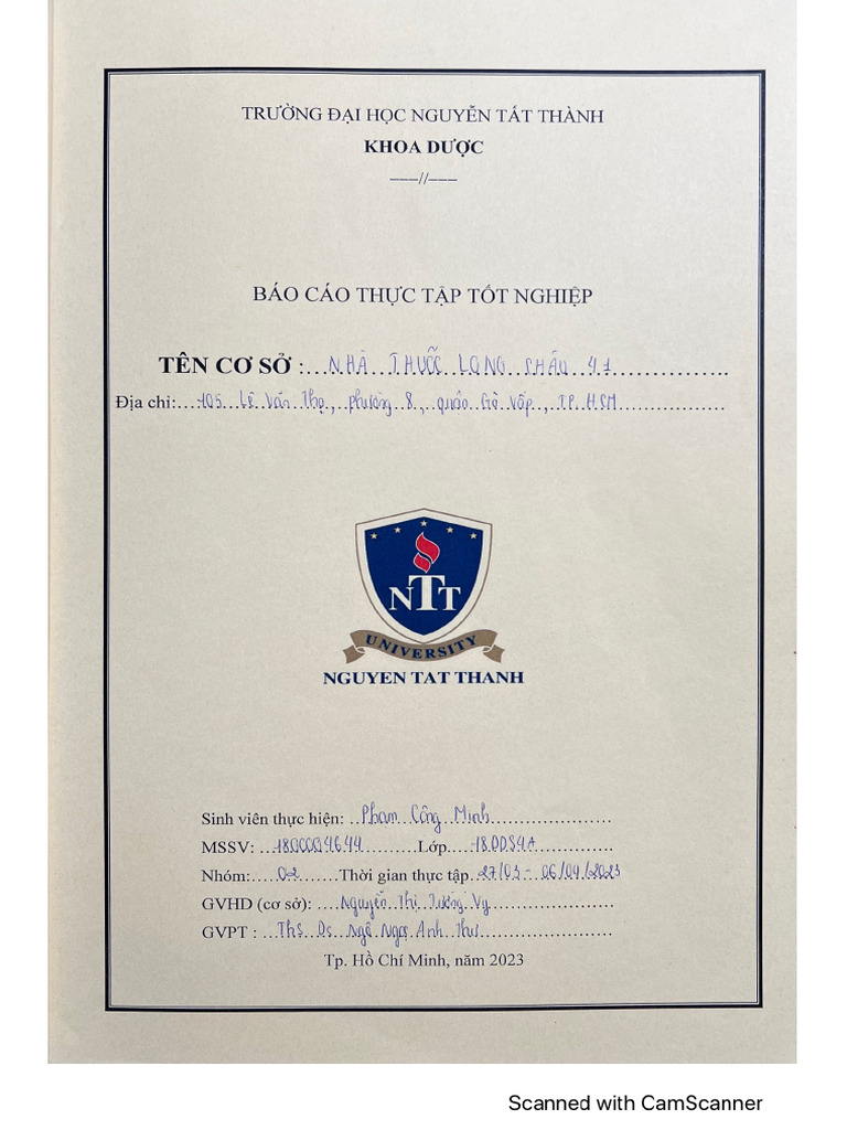 Báo Cáo NTLC Minh | PDF