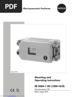 Samson 3372 Actuator Manual | PDF | Valve | Electrical Connector