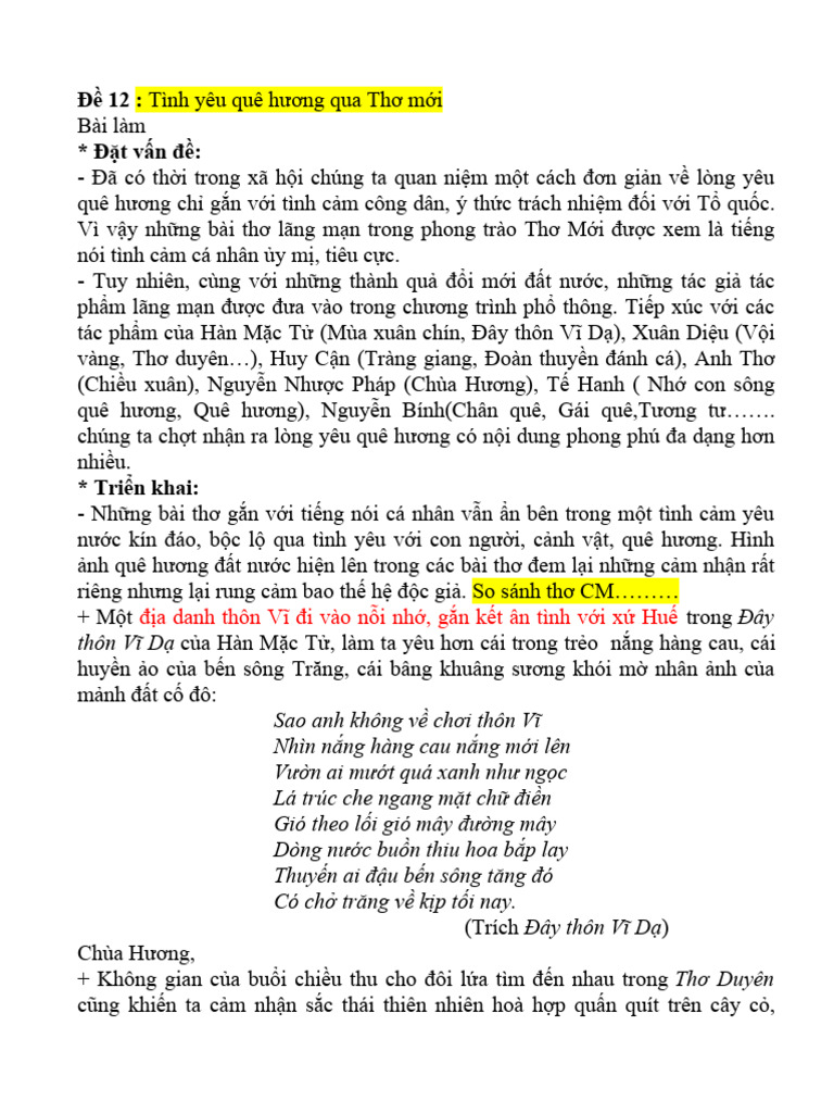 Tham KH o Thơ M I | PDF