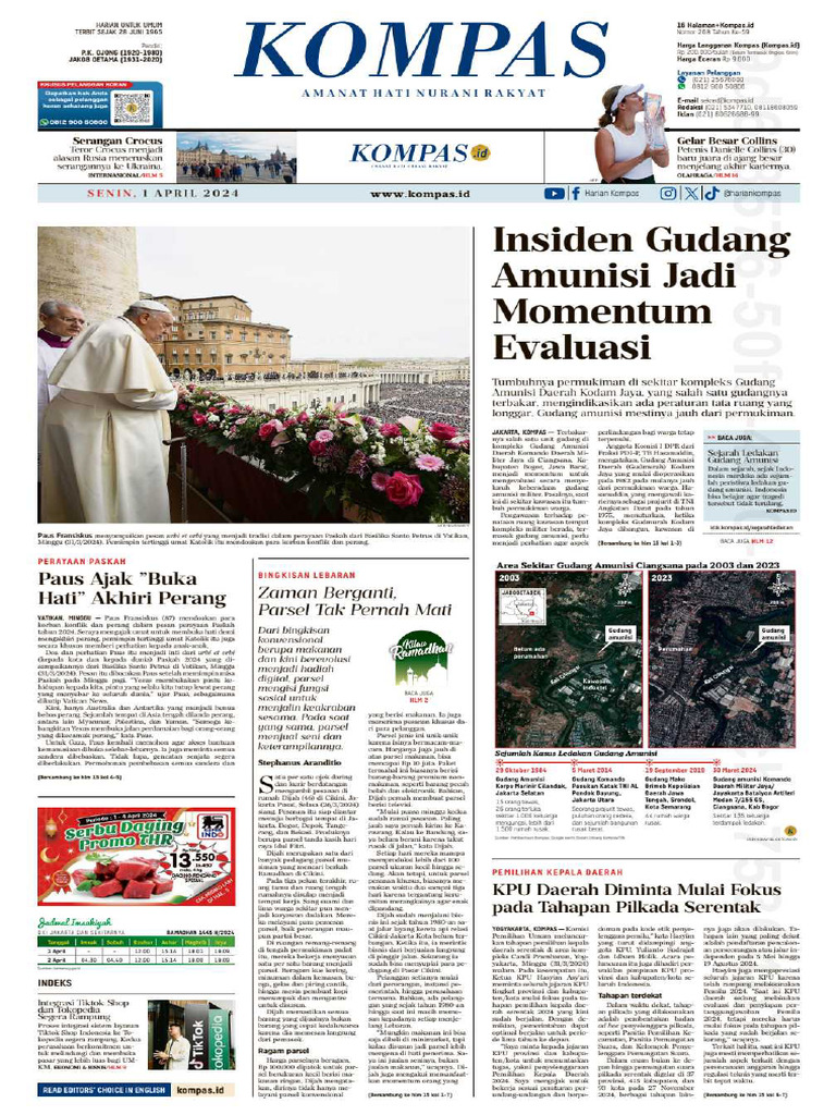 Kompas 01042024 | PDF
