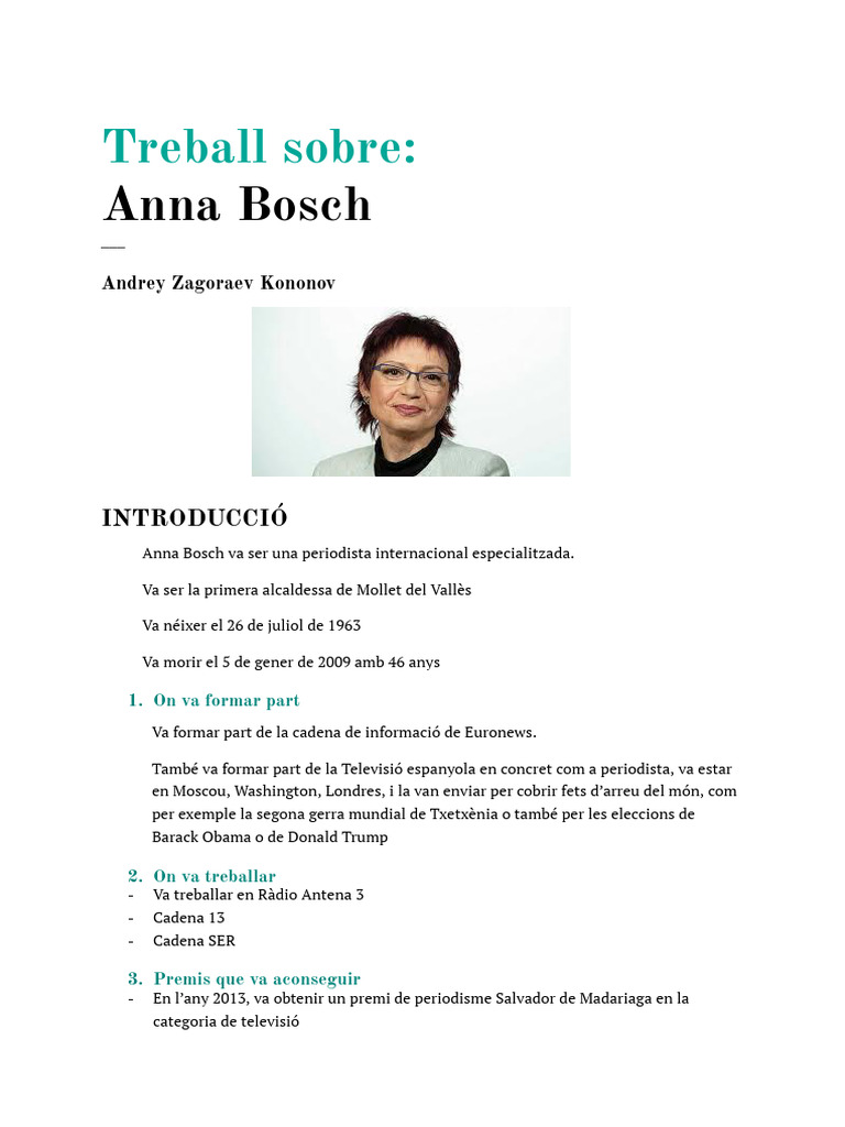Anna Bosch | PDF