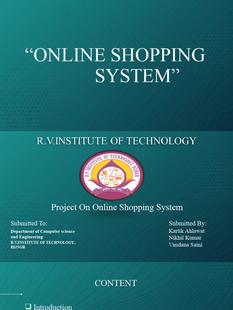 Online Shopping System | PDF | Online Shopping | C (Programming Language)