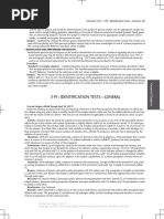 〈191〉 Identification Tests-General | PDF