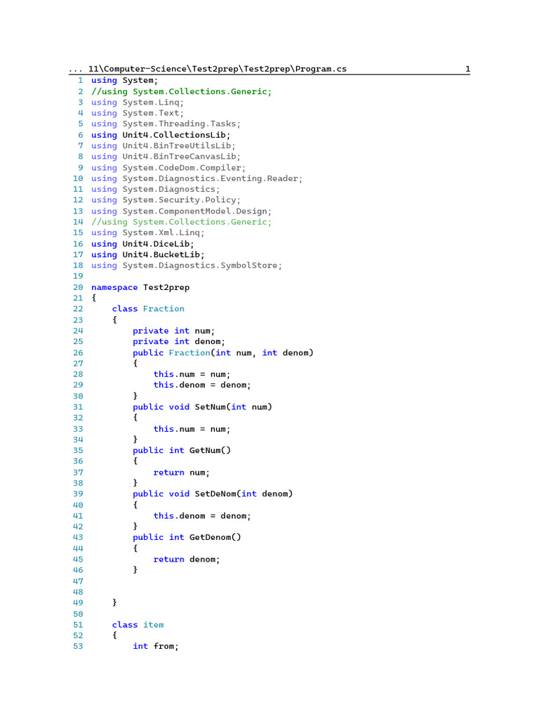 H.W. Buckets | PDF | Computer Science | Programming Paradigms
