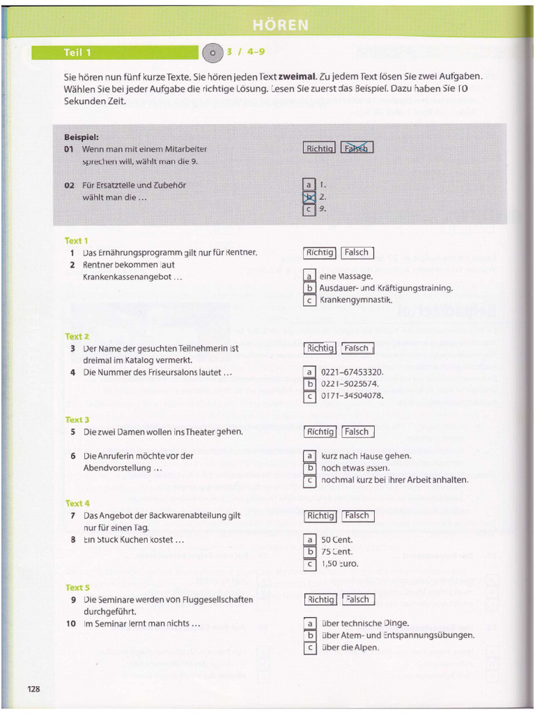 So Geht Modelltest 9 | PDF